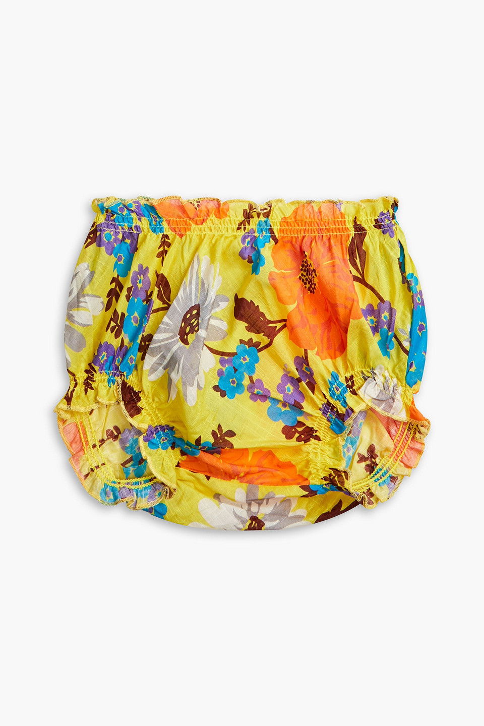 ZIMMERMANN Kids Estelle Floral-Print Cotton Bloomers | endource