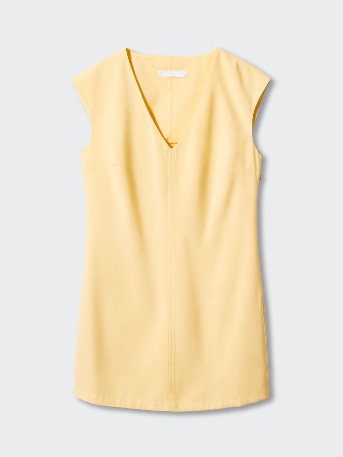 MANGO Ticket-H Mini Dress in Yellow | Endource