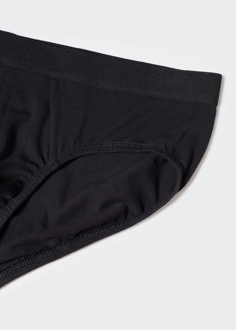 MANGO Basic Boxer 2 Pack in Black | Endource