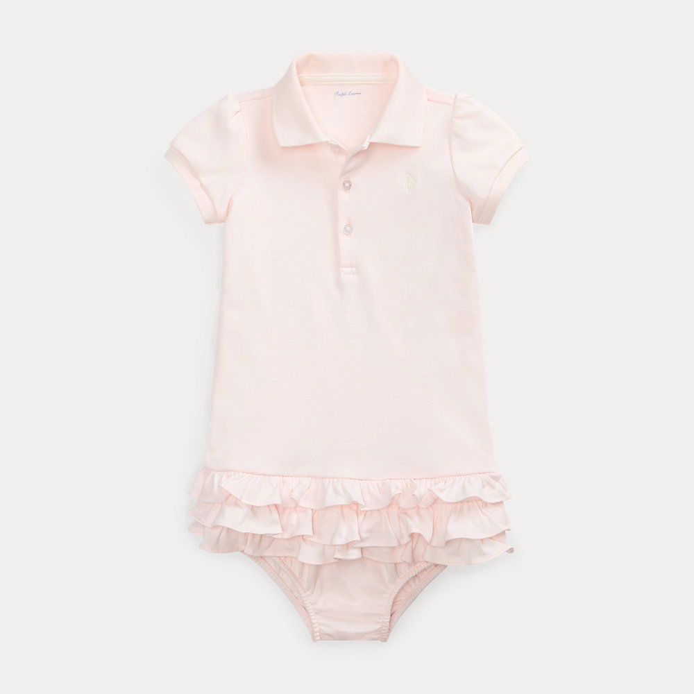 RALPH LAUREN Ruffled Polo Dress & Bloomer | Endource
