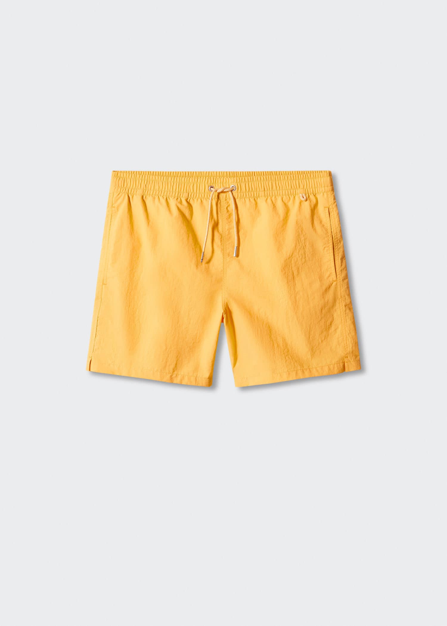 MANGO Cord Plain Swimming Trunks | endource