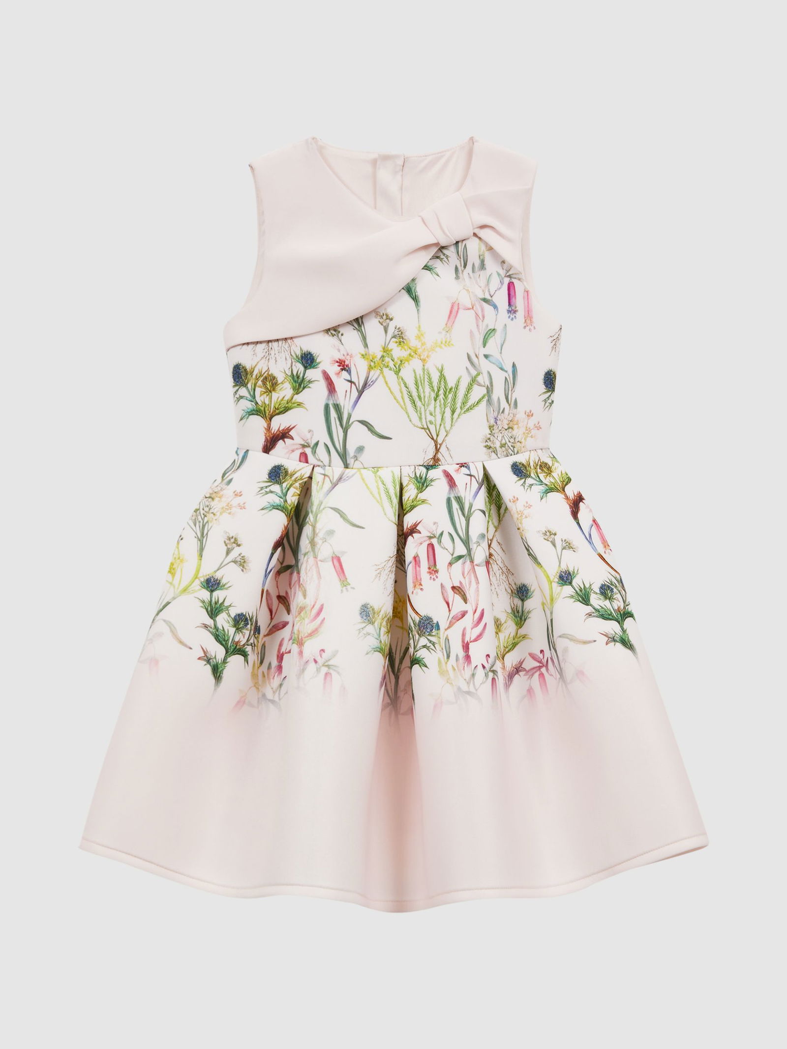 REISS Emily Scuba Floral Printed Dress | endource
