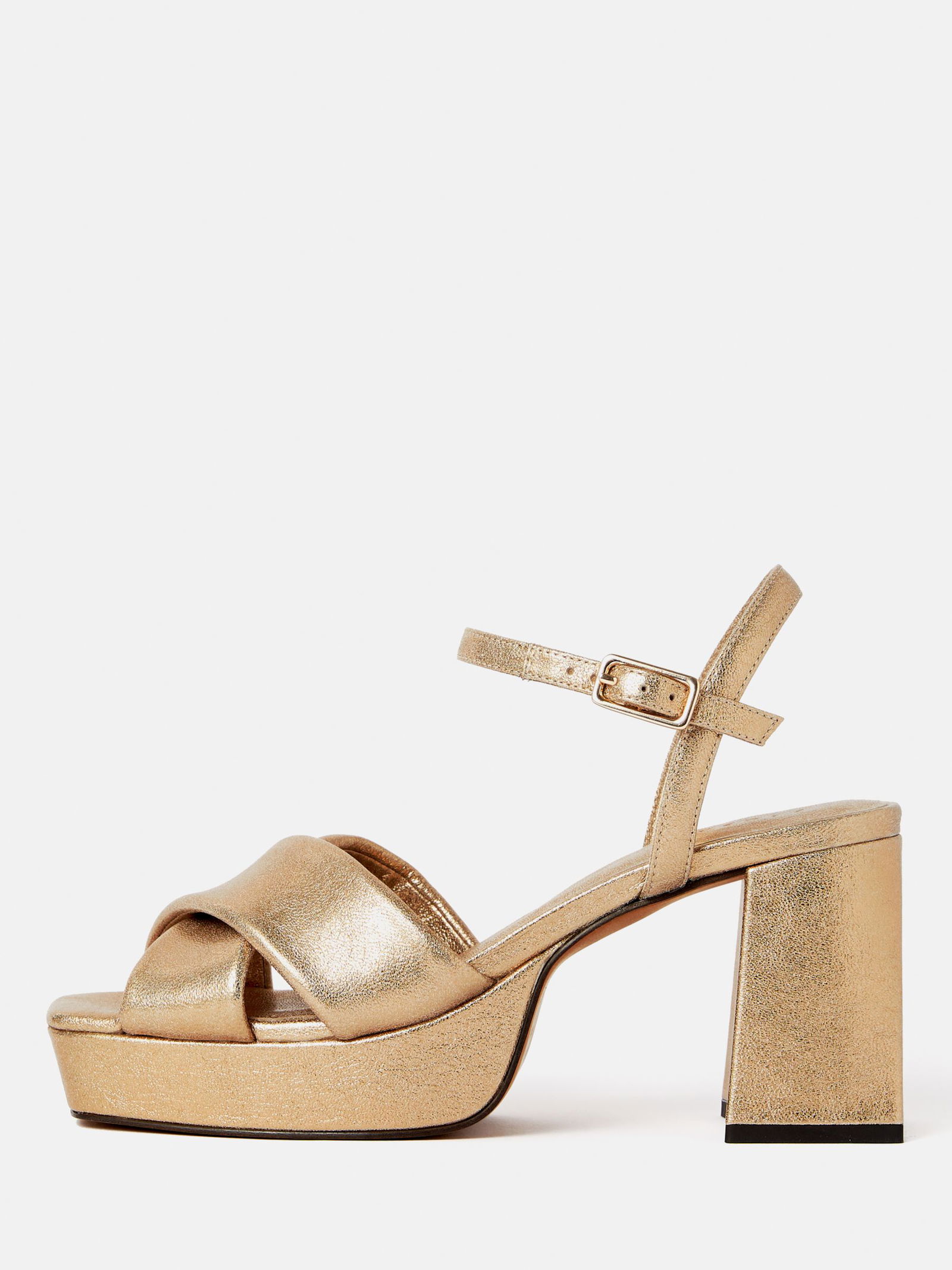 JIGSAW Hanna Leather Platform Block Heel Sandals | endource