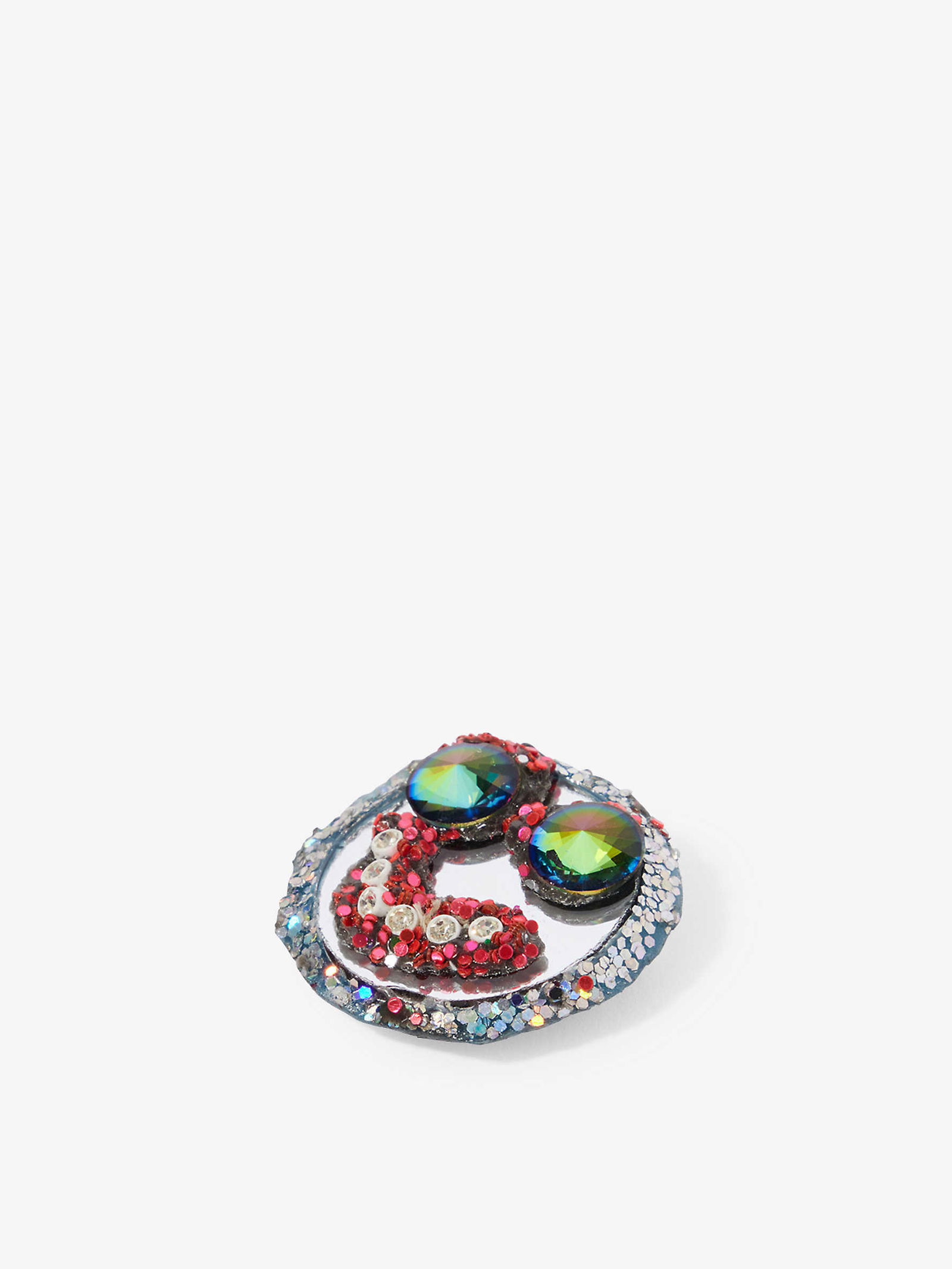 STELLA MCCARTNEY Stella McCartney x Andrew Logan - Smiley Resin Brooch ...