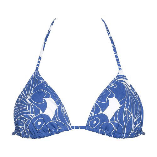 ERES Carlos Triangle Bikini Top in Imprime Perroquet Maracas | endource