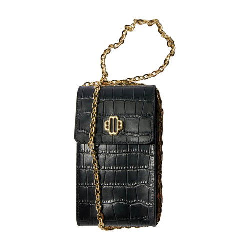 MAJE Leather Telephone Clutch Bag | Endource