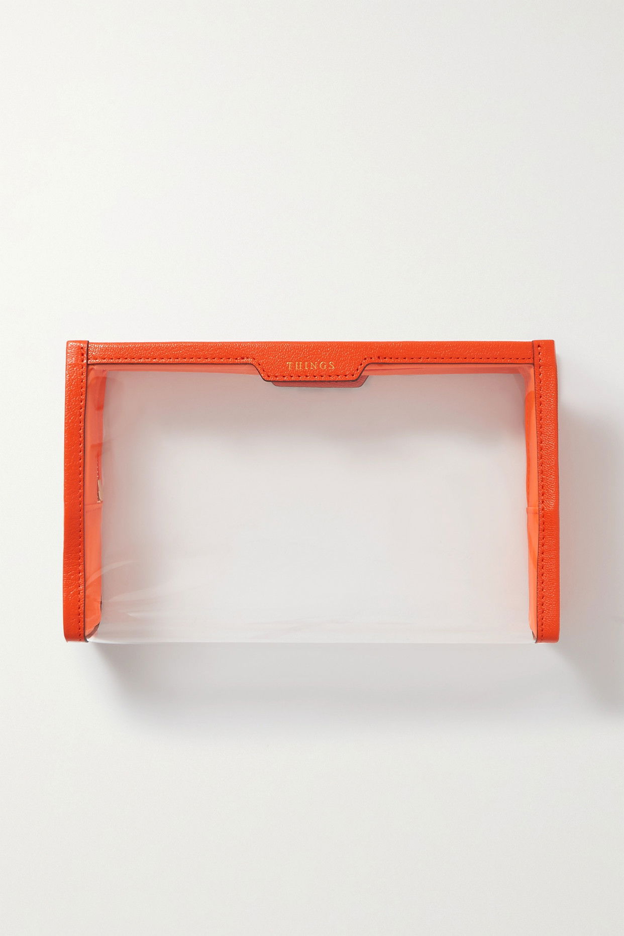 ANYA HINDMARCH Loose Pocket Things Leather-Trimmed Recycled TPU Pouch ...