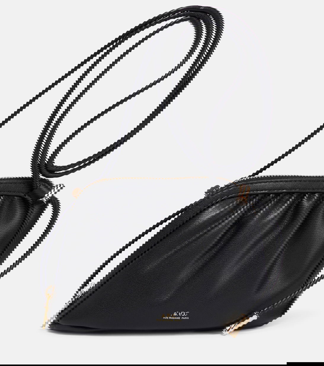 A.P.C. Bourse Ninon Small Crossbody Bag in Black | endource