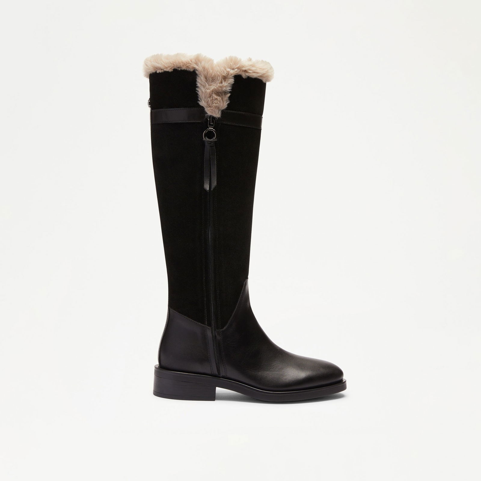 RUSSELL & BROMLEY Slope Side Zip Faux Shearling Lined Knee Boot | endource