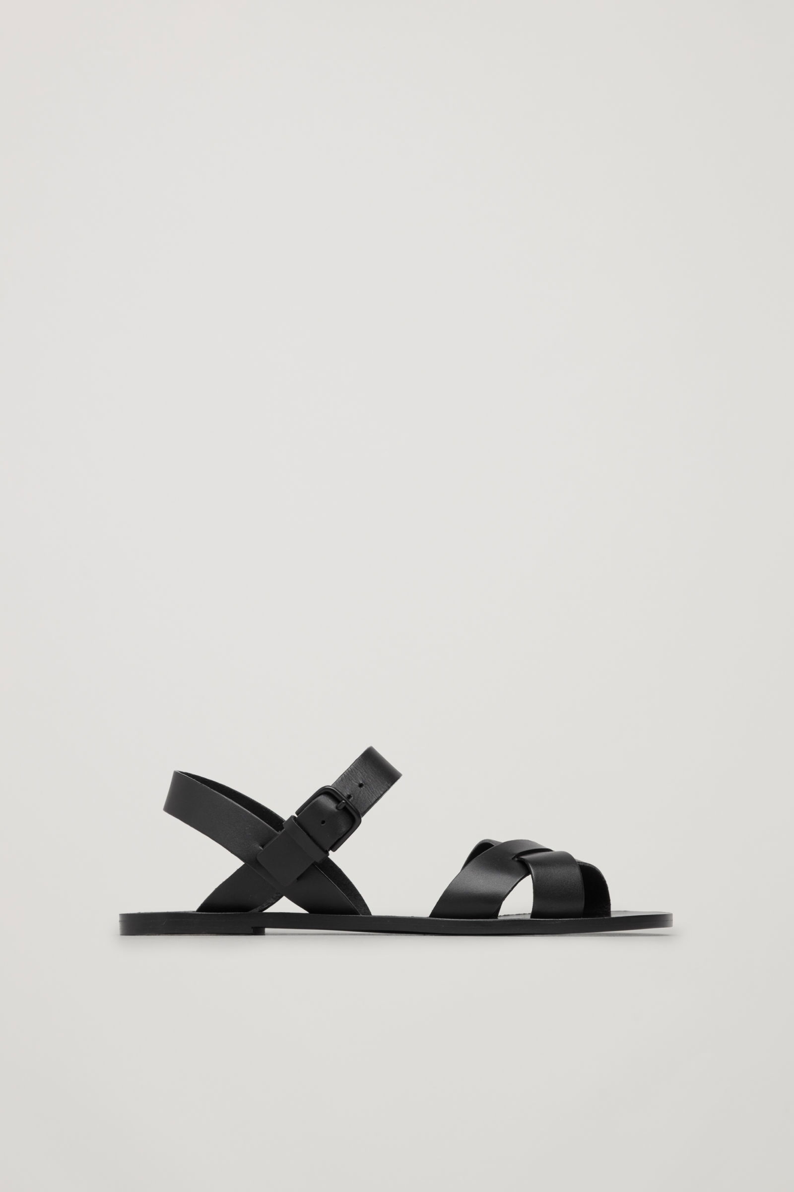 COS Crossover Leather Sandals | endource