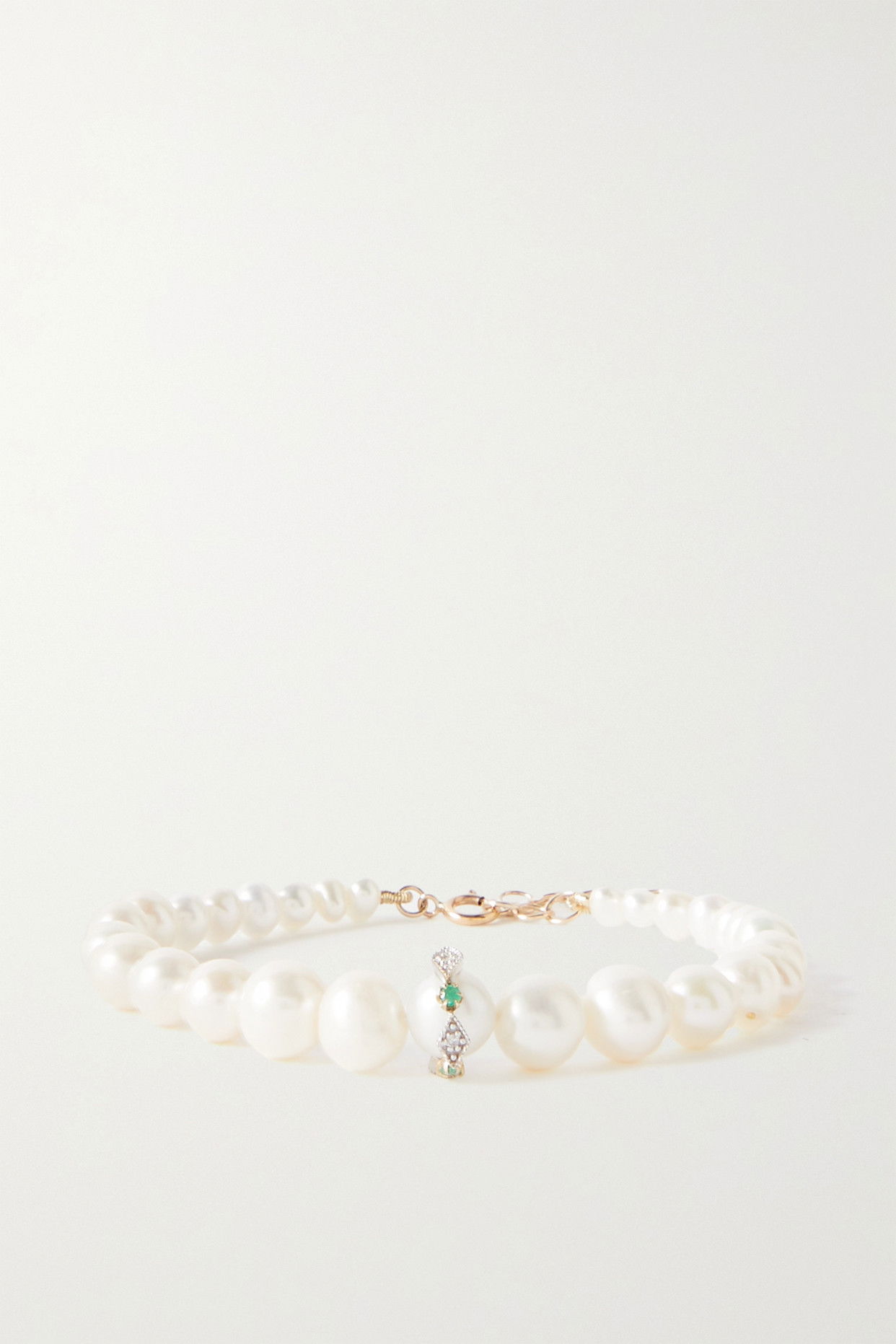 PASCALE MONVOISIN Chelsea N°2 9-Karat Yellow And White Gold Multi-Stone ...