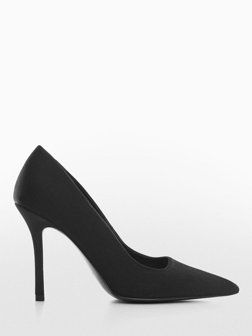 MANGO Soja Court Shoes in Black | Endource