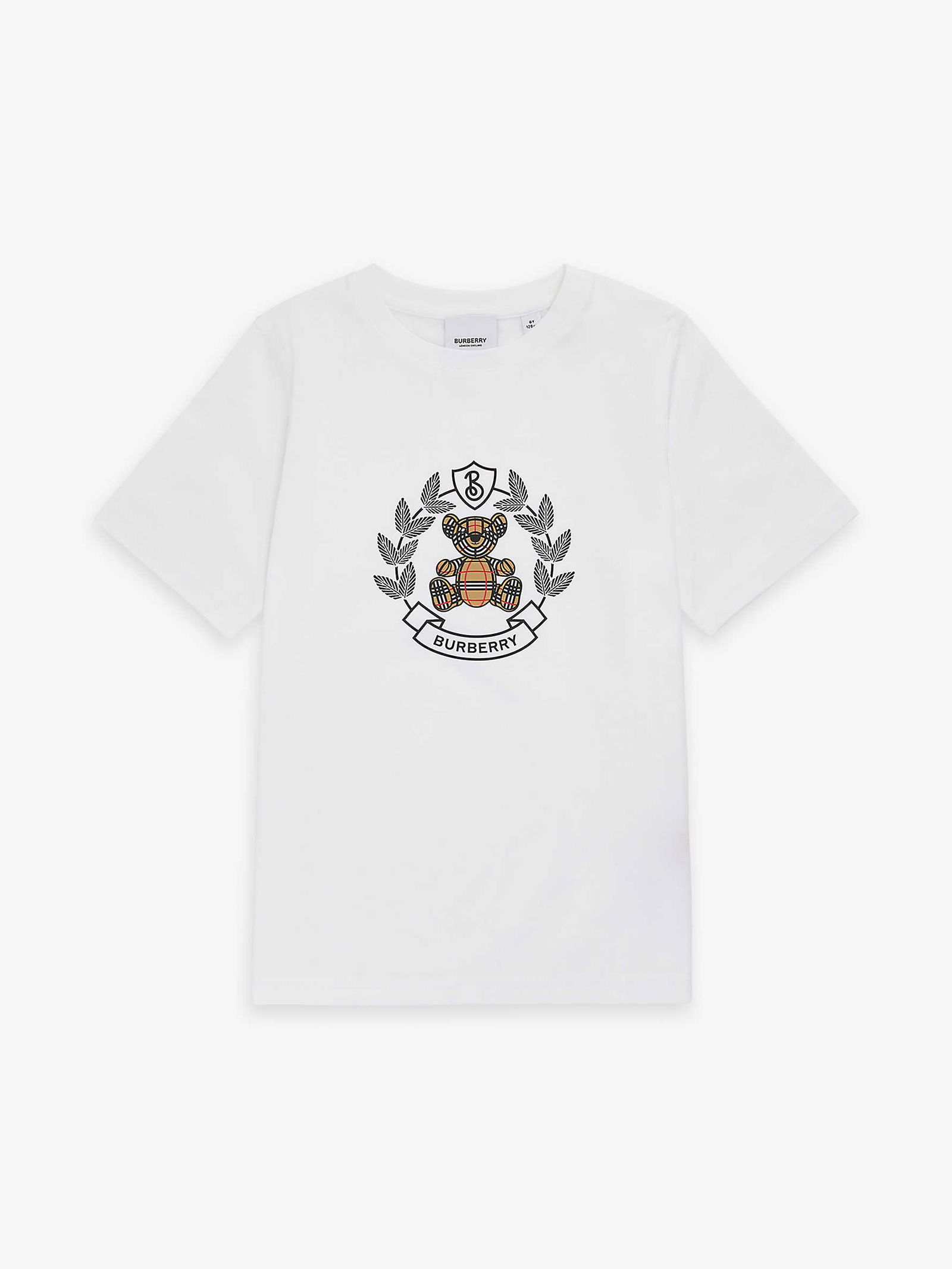 BURBERRY Log-Crest T-Shirt in WHITE | endource