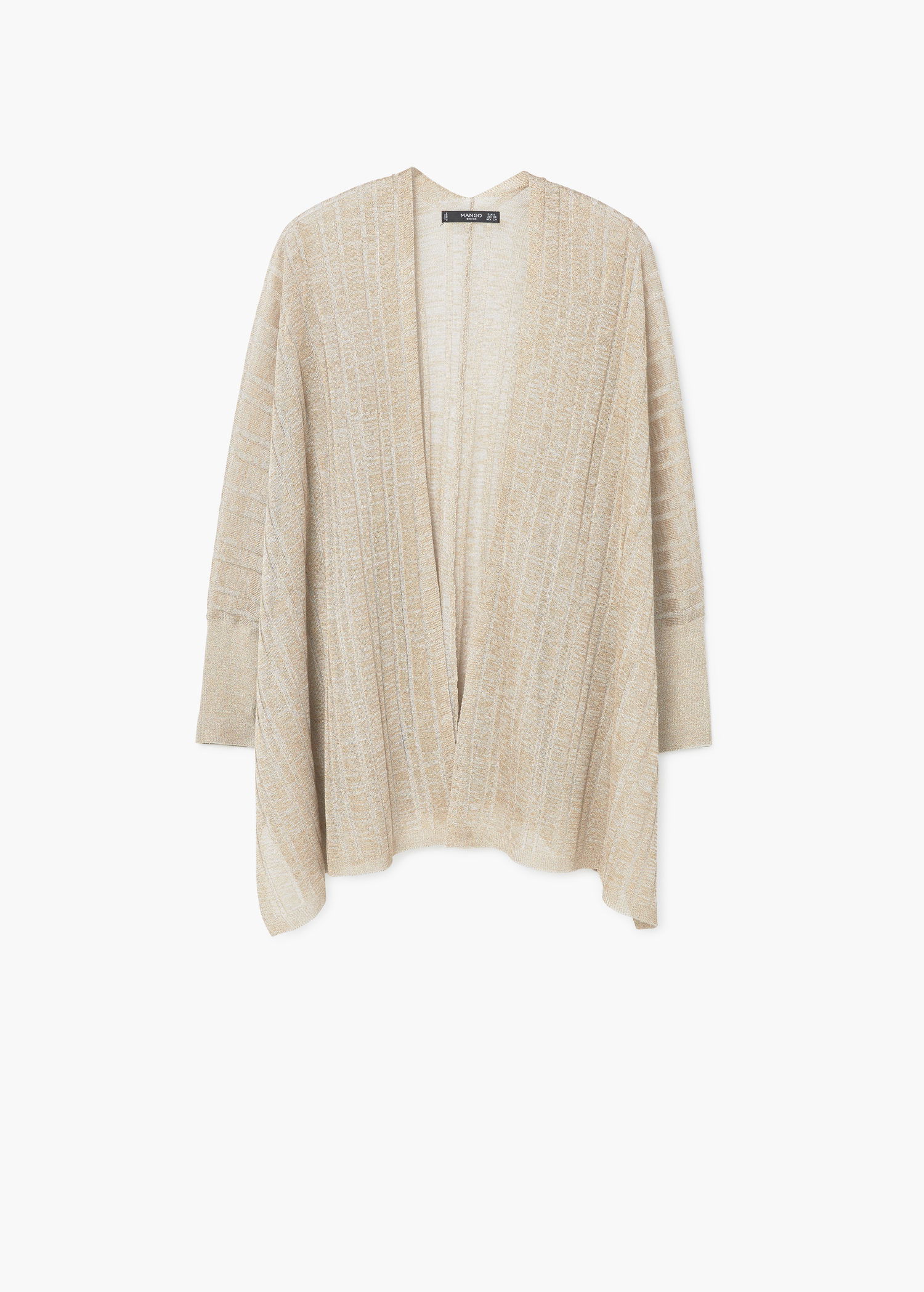 MANGO Metallic Thread Cardigan | endource