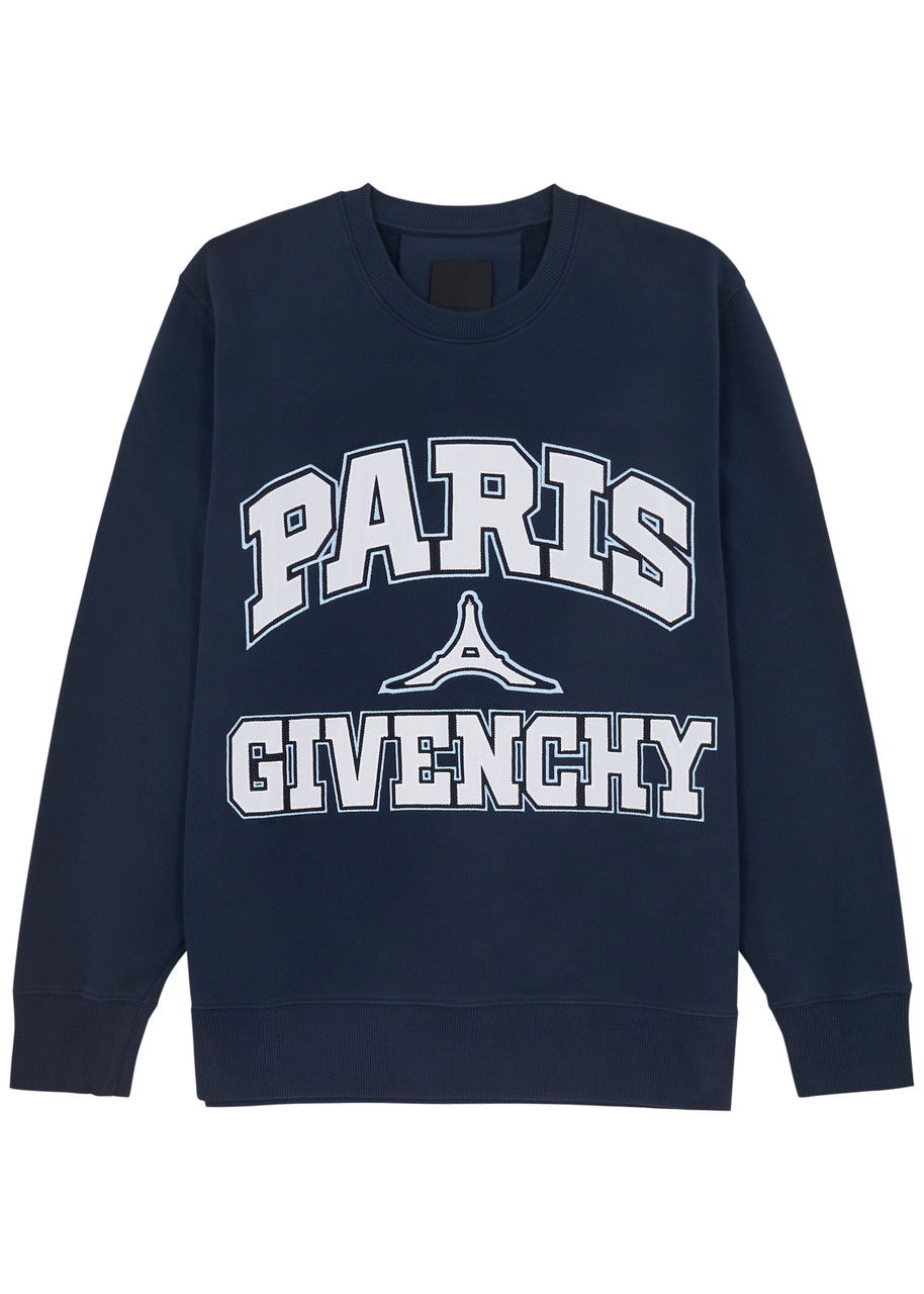 GIVENCHY Paris Logo Cotton Sweatshirt | Endource
