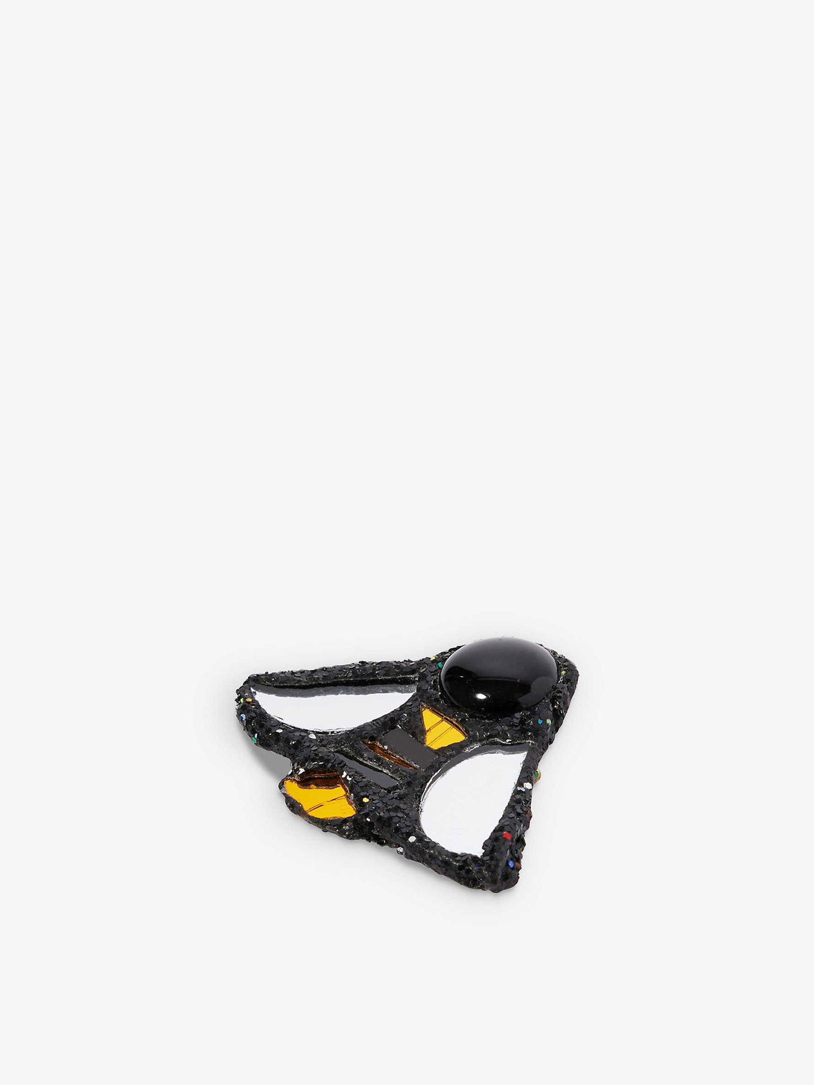STELLA MCCARTNEY Stella McCartney x Andrew Logan - Bee Resin Brooch in ...