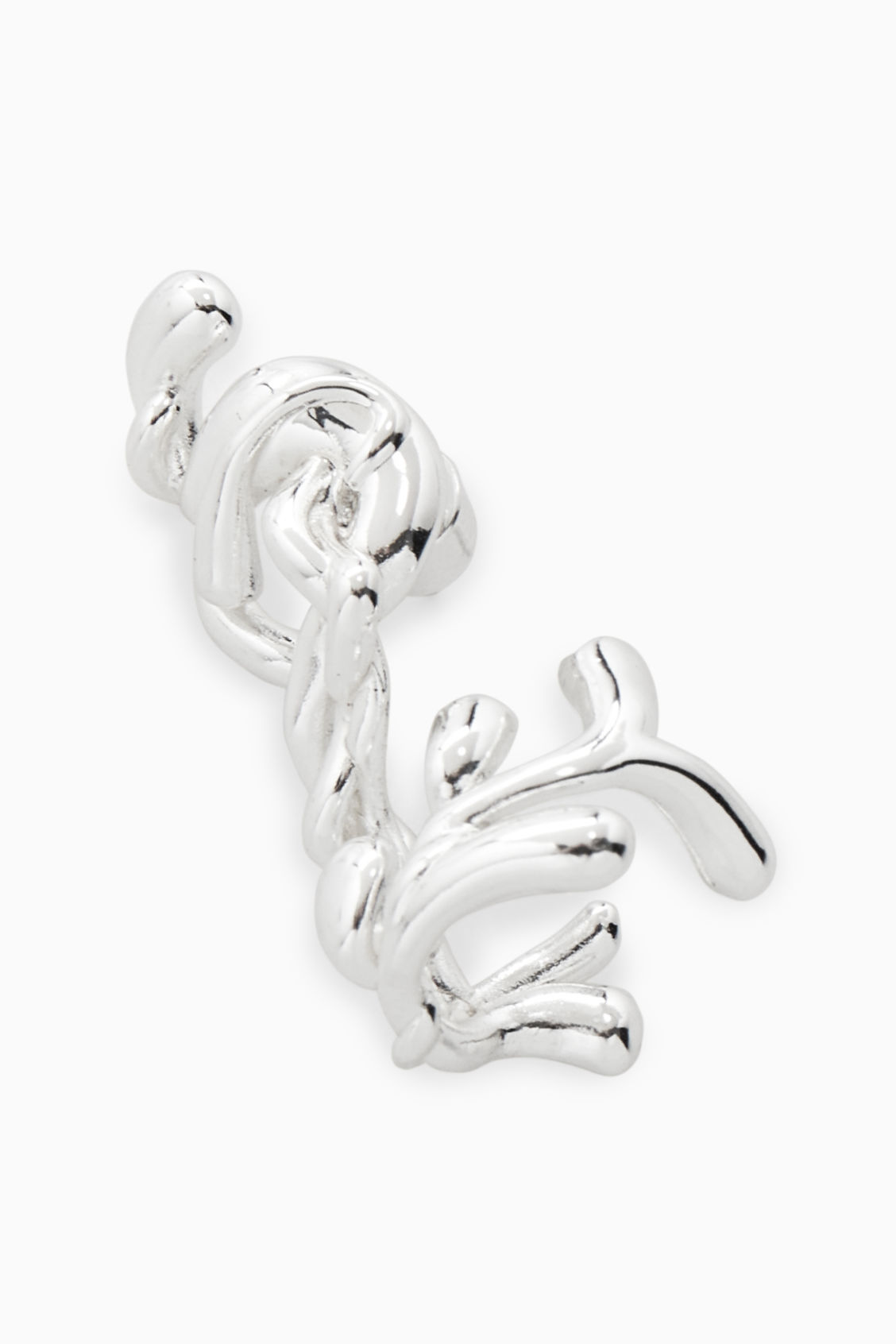 COS Organic-Shaped Ear Cuff in SILVER | endource