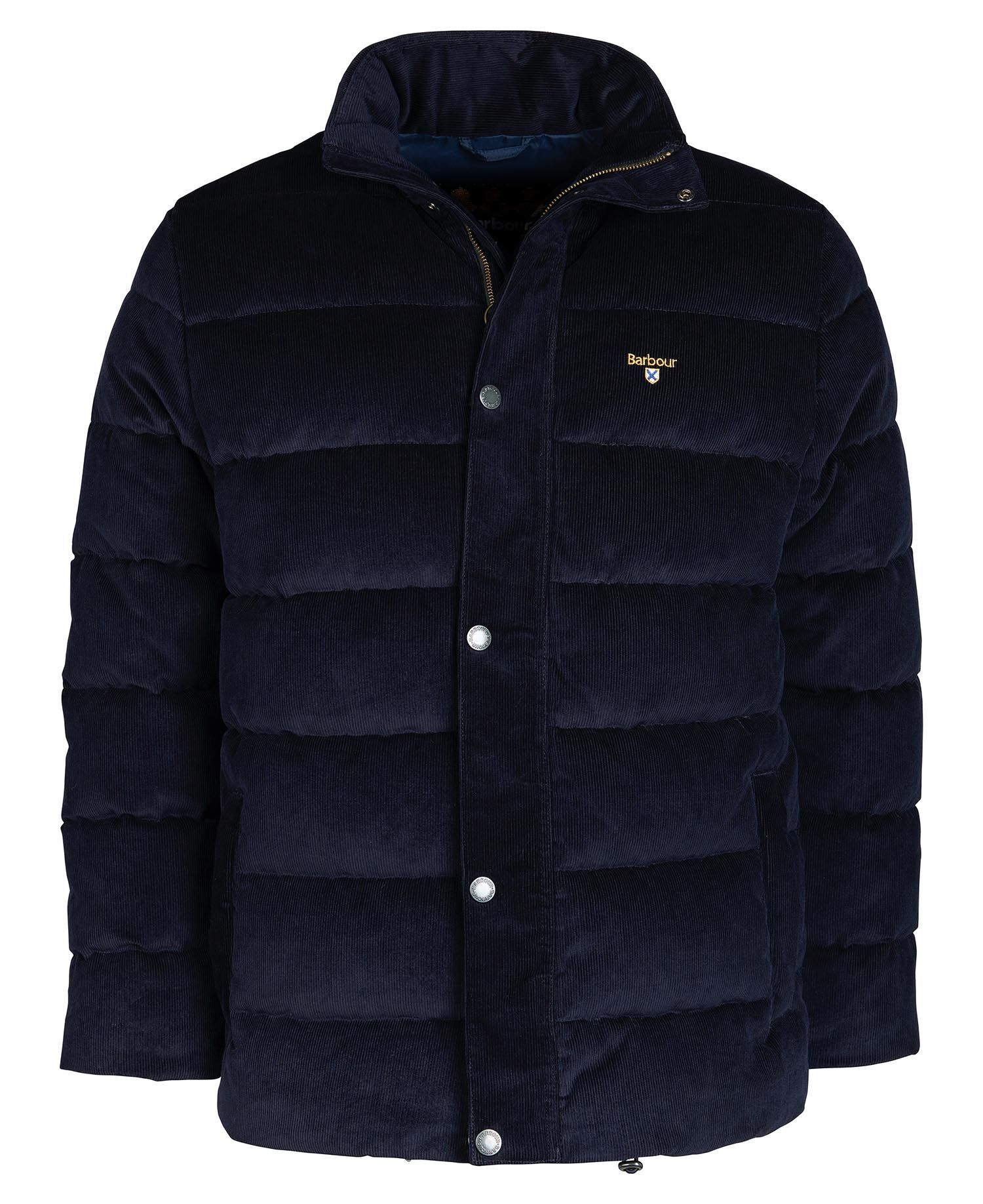 BARBOUR Crested Cord Baffle Quilted Jacket | endource