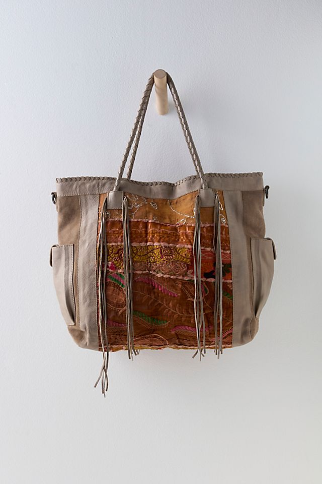 FREE PEOPLE FP Collection - Rare Emotions Tote in Tuscan Sun | endource