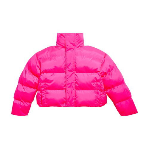 BALENCIAGA Neon Puffer Jacket in Pink | endource