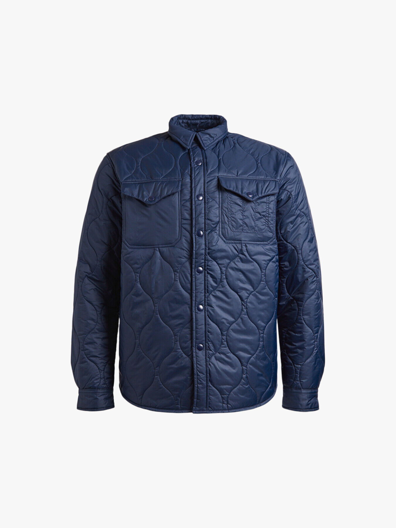 POLO RALPH LAUREN Onion Quilt Over Shirt in Newport Navy | Endource