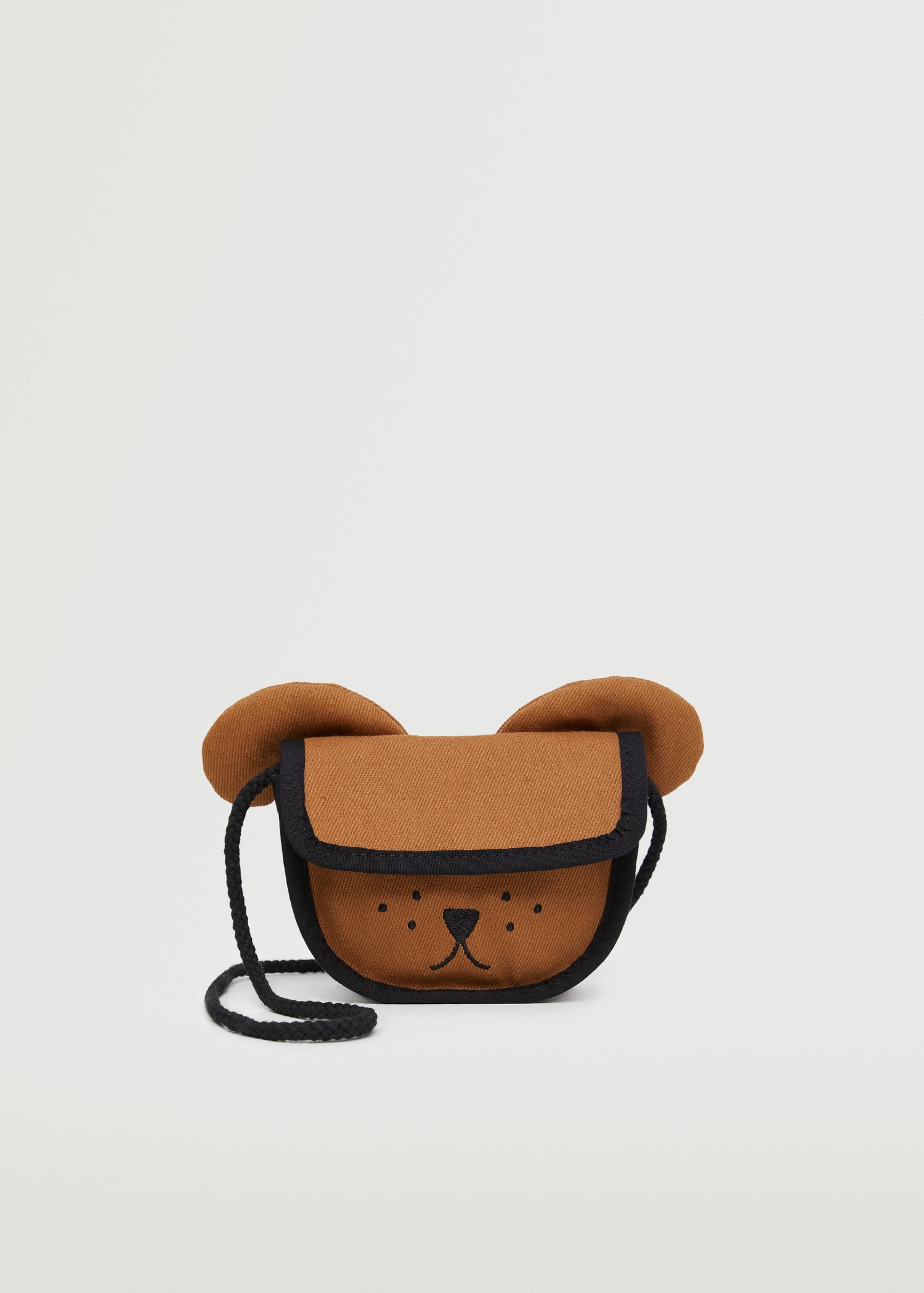 MANGO Teddy Bear Bag in Brown | Endource