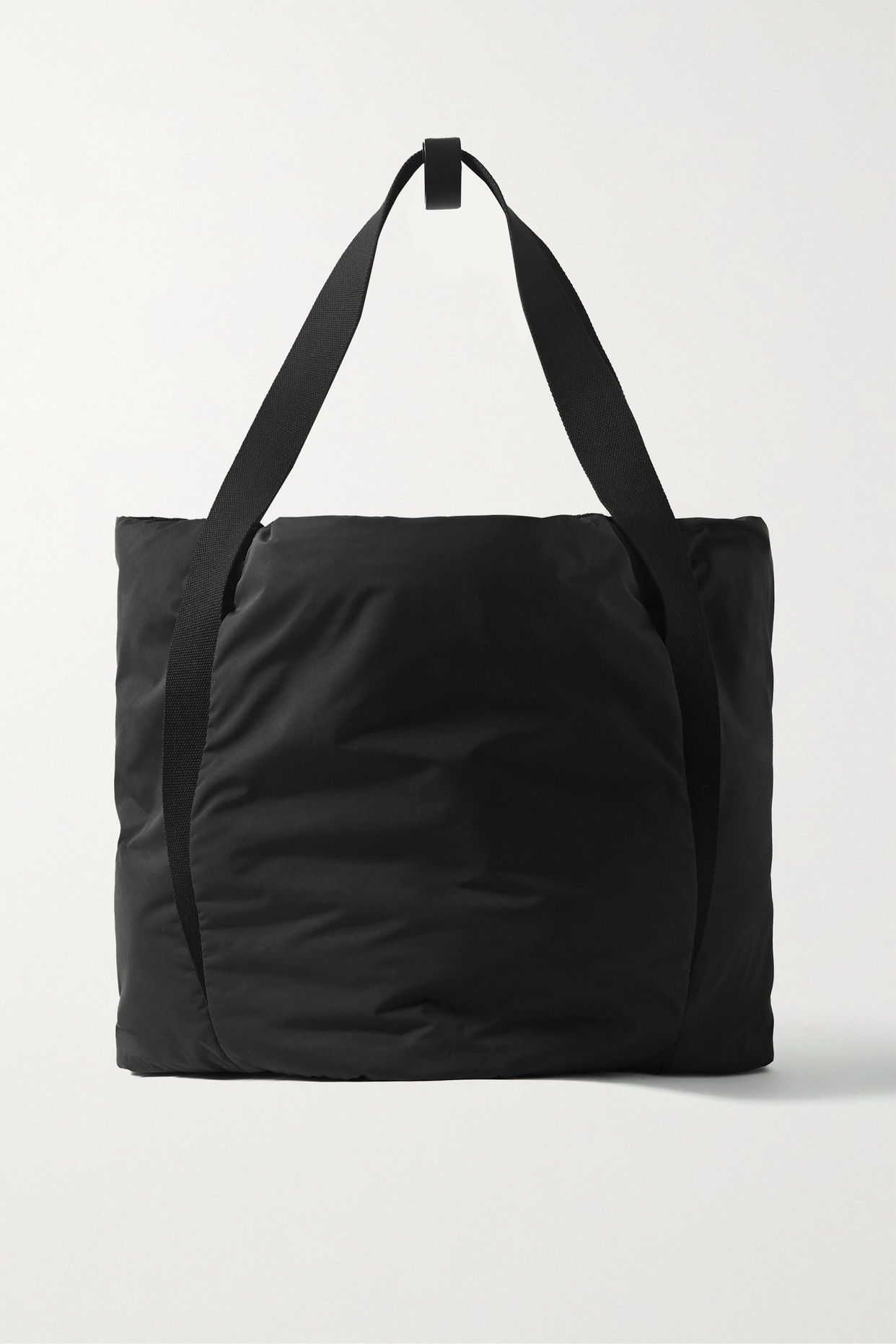 THE ROW Drew Convertible Padded Shell Tote in Black | endource