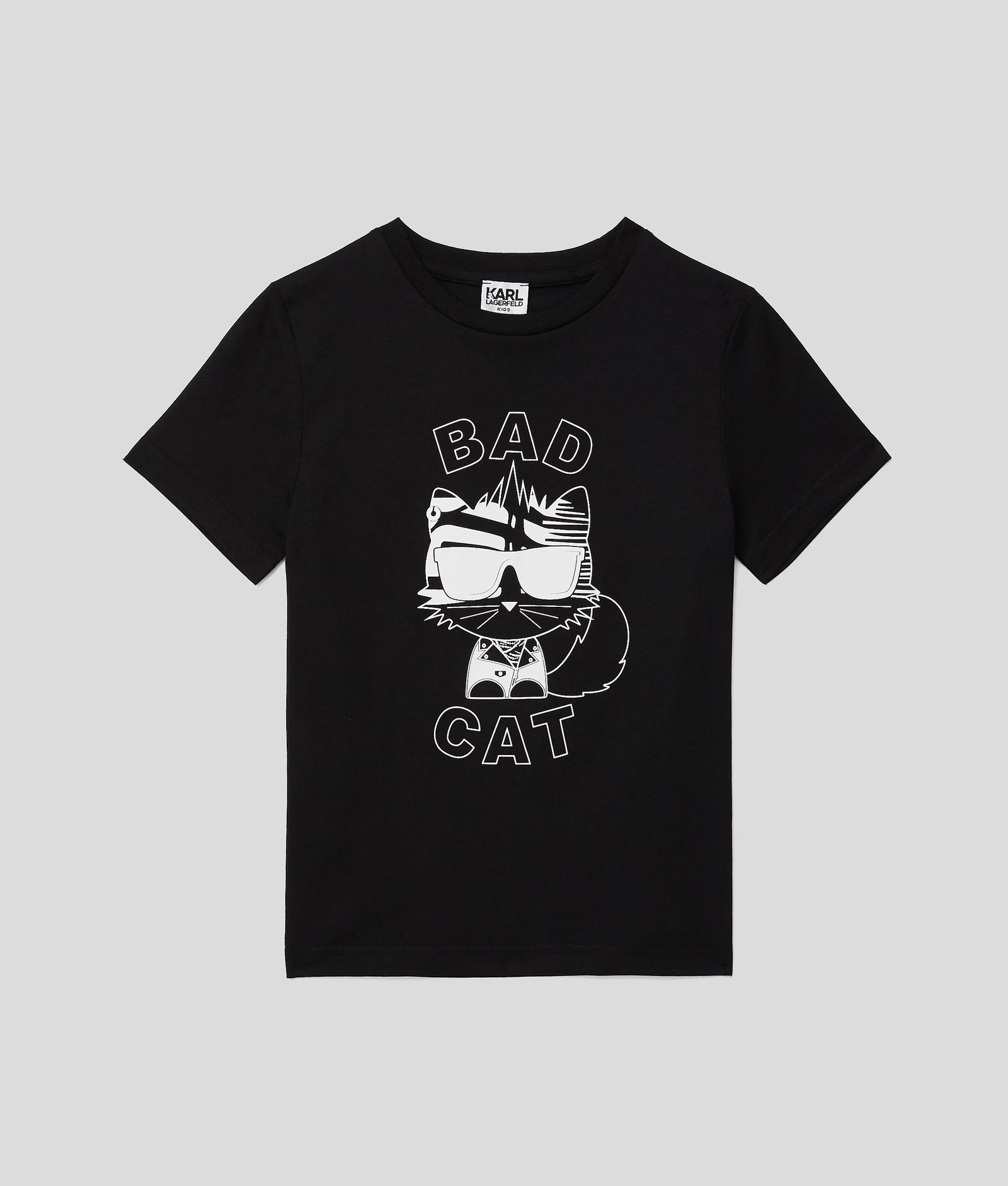KARL LAGERFELD Bad Cat T-Shirt in Black | Endource