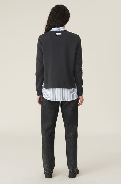 GANNI Isoli Sweatshirt in Phantom | endource