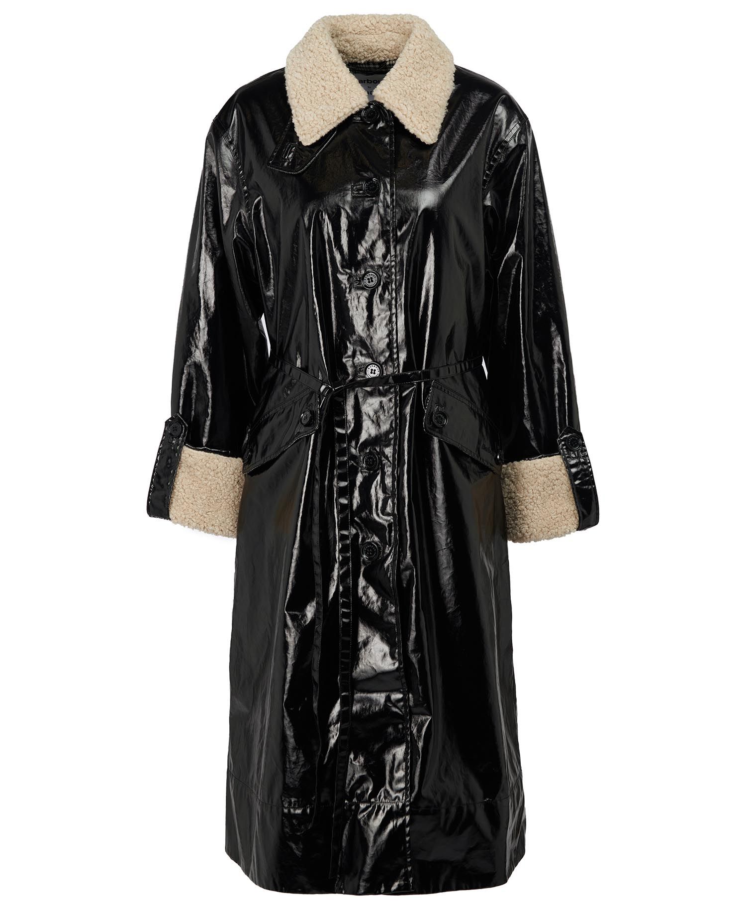 BARBOUR Barbour x ALEXACHUNG - Euginie Casual Jacket in Black/Heritage ...