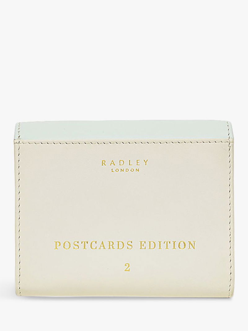 RADLEY Book Street Lavender Fields Small Flap Over Purse in Cloud/Multi ...