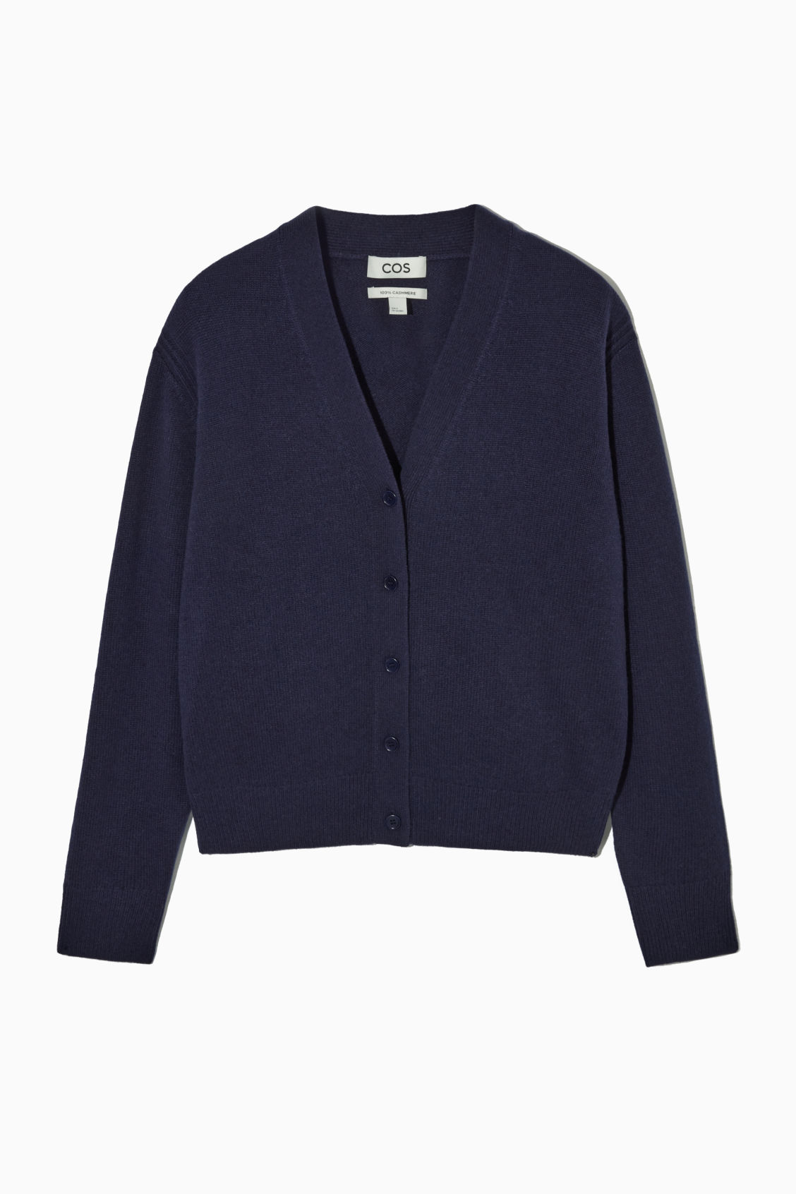COS Cashmere Cardigan in DARK NAVY | endource