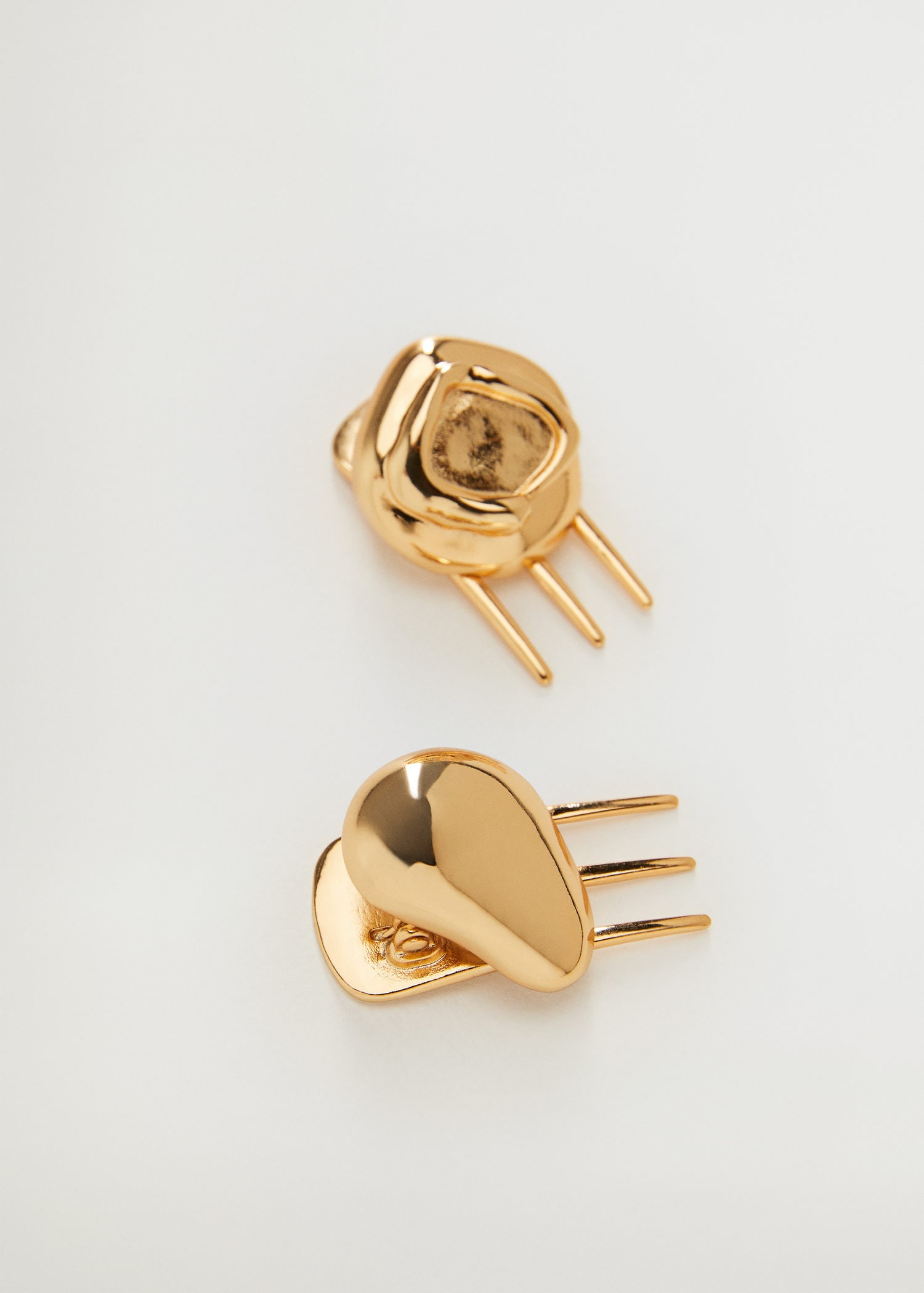 MANGO Hairclip 2 Set in Gold | Endource