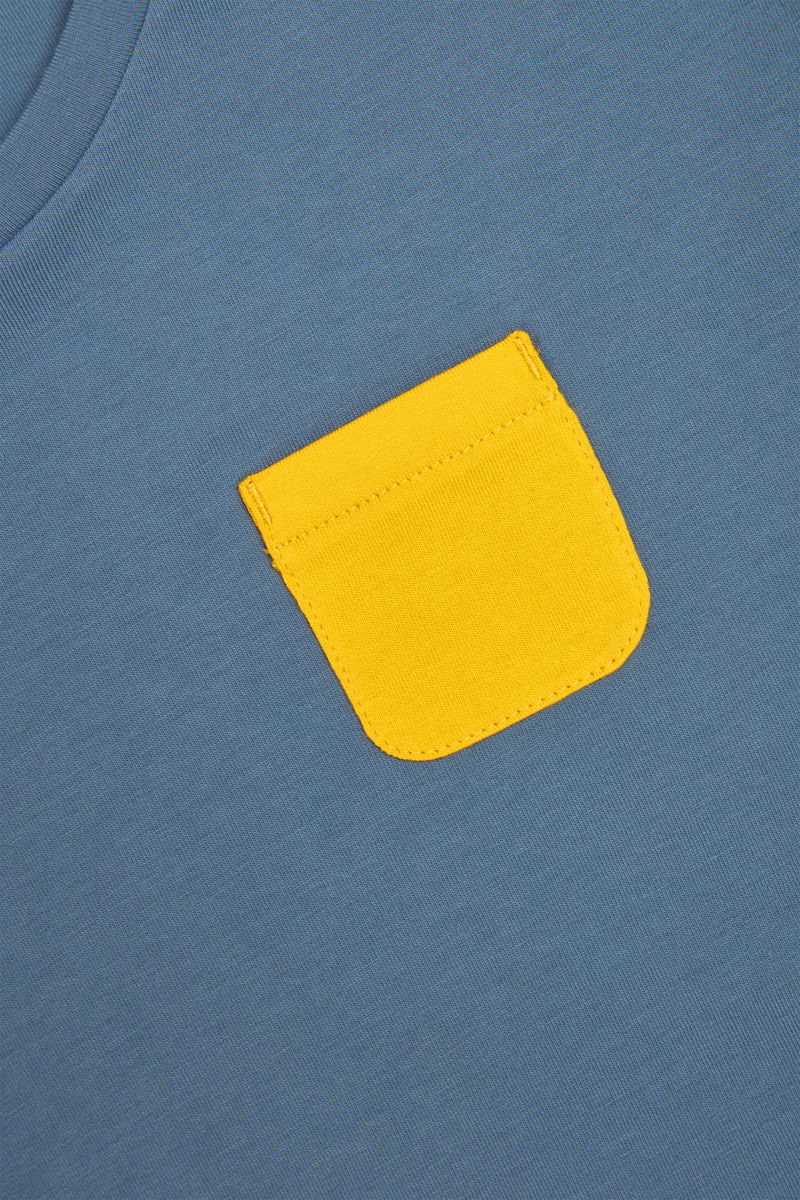 COS Organic Cotton Contrast Patch Pocket T-Shirt | Endource