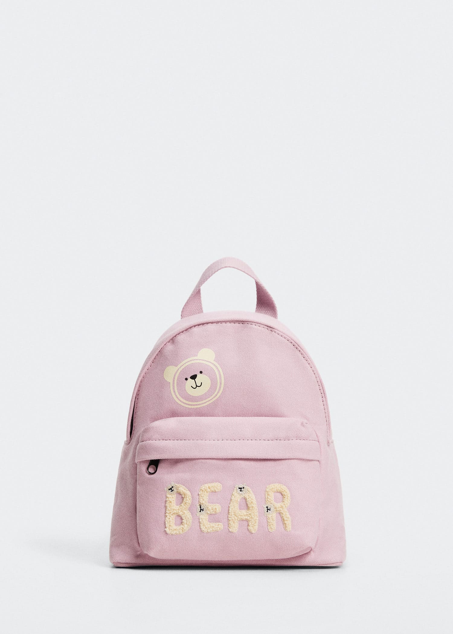 MANGO Bear Backpack in Pastel Pink | endource