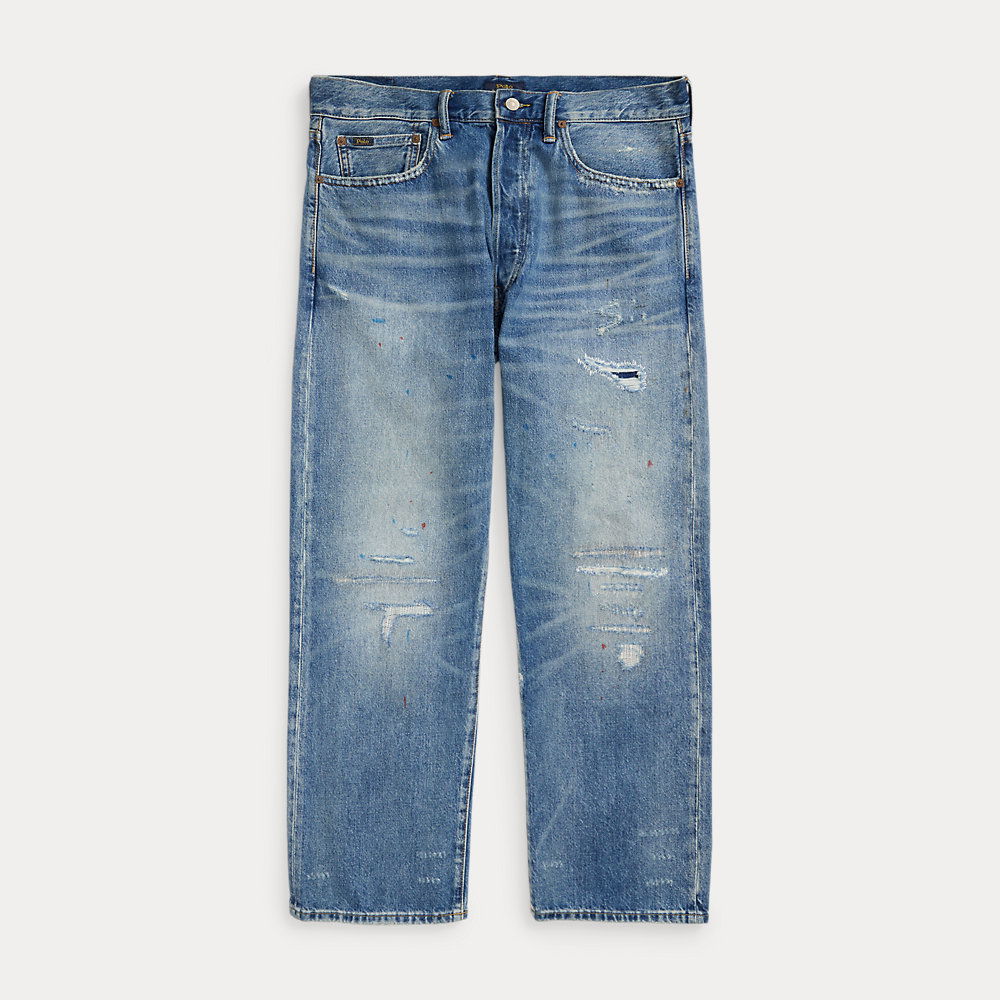POLO RALPH LAUREN Vintage Classic Fit Distressed Jean in Blue | endource