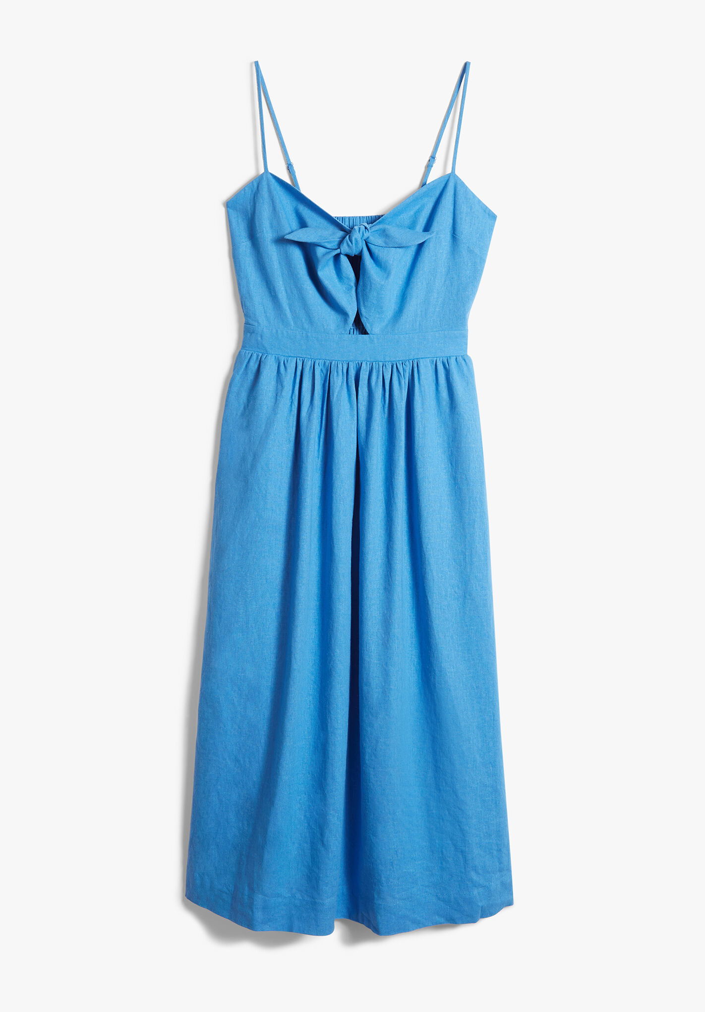 HUSH May Midi Dress in Light Blue | endource