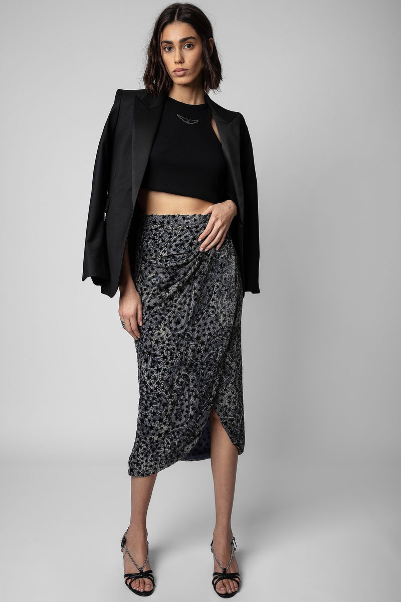 ZADIG & VOLTAIRE Jamelia Skirt in Black | Endource