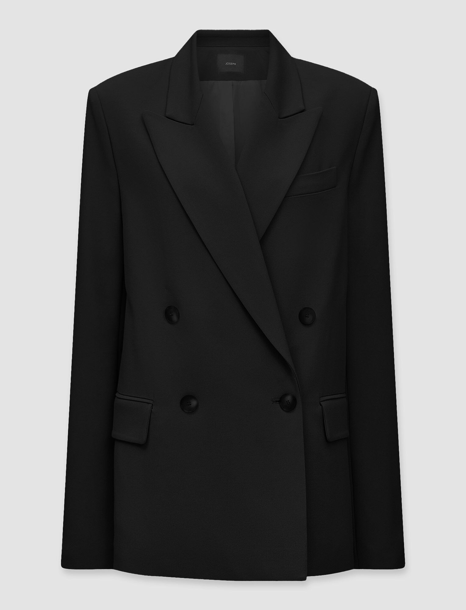 JOSEPH Comfort Cady Jaden Jacket in Black | endource