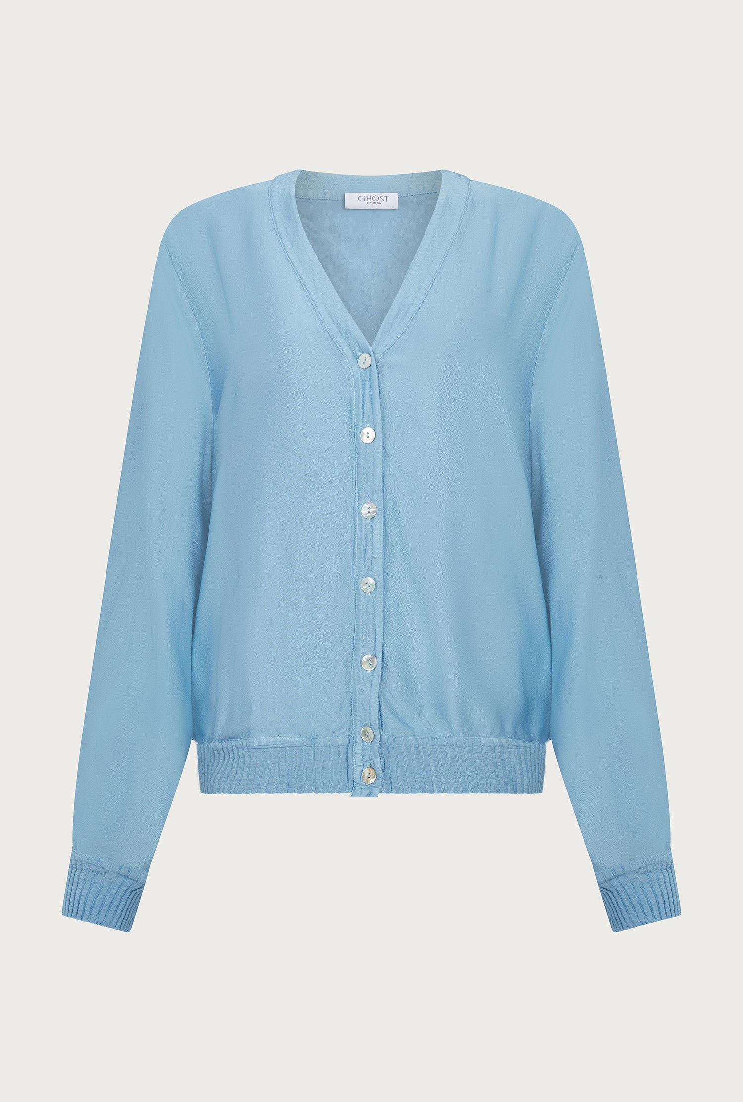 GHOST Mia Satin Bomber Jacket | Endource