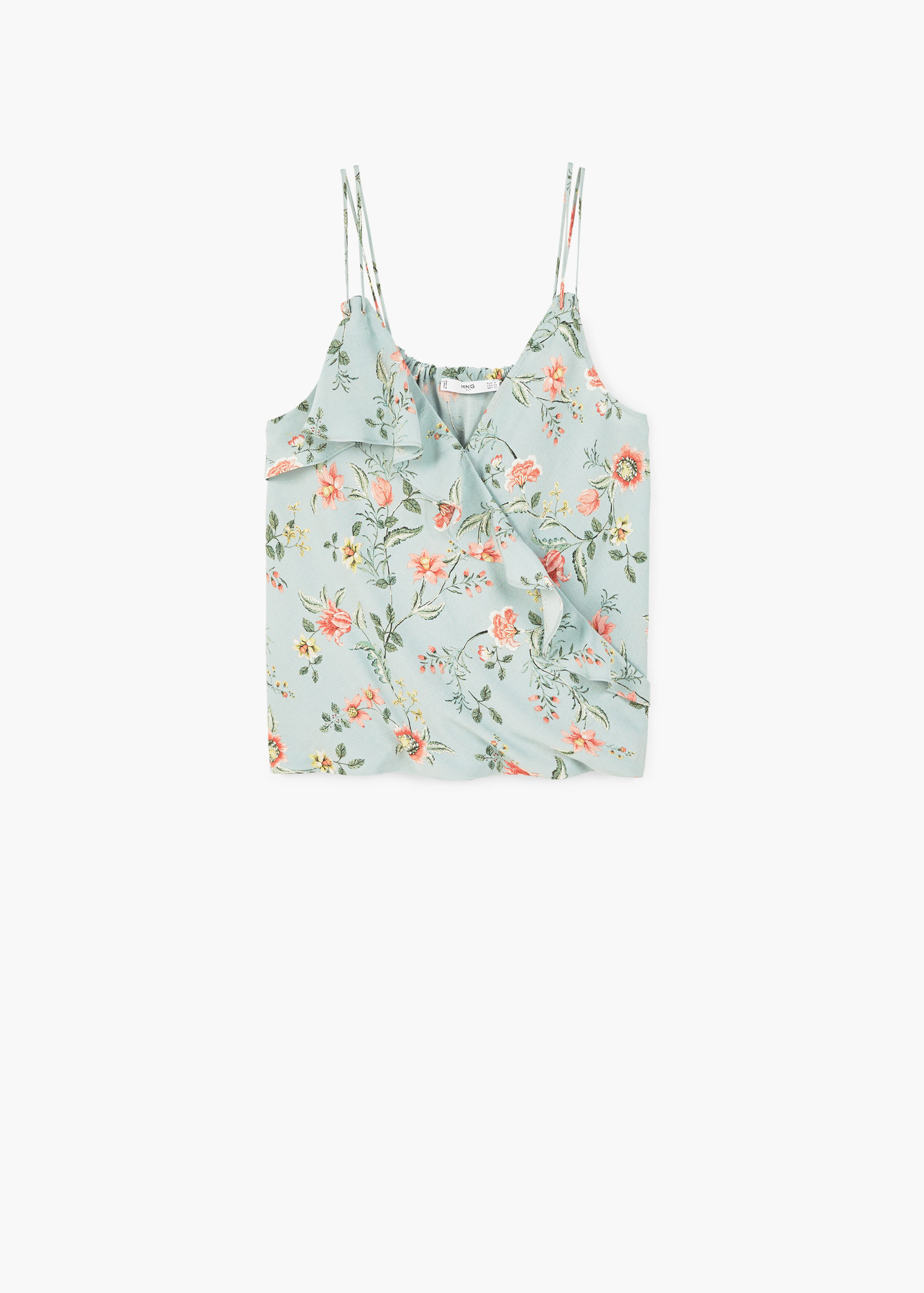 MANGO Floral Print Top | Endource