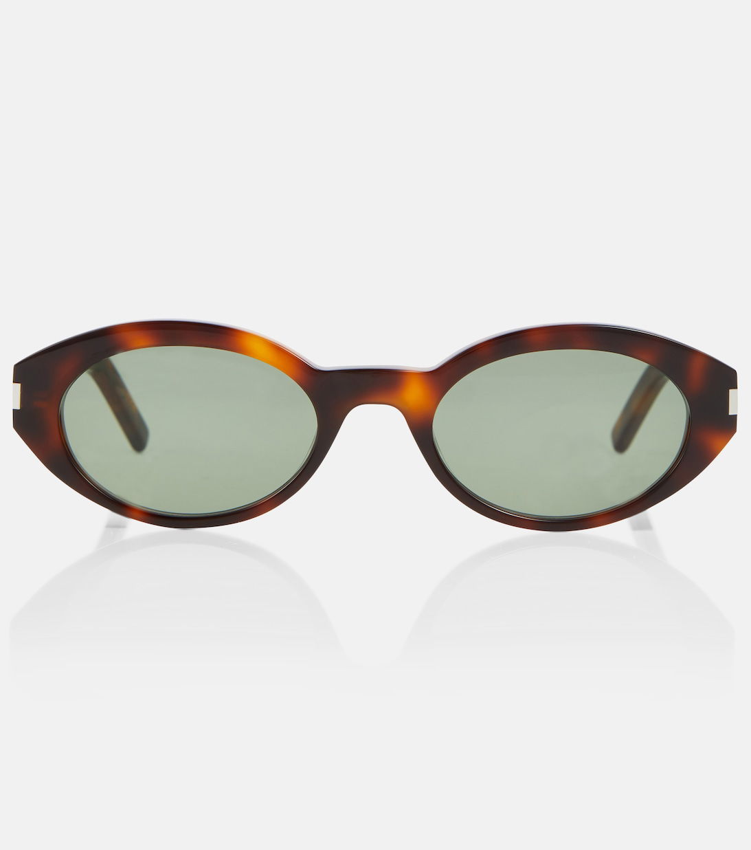 SAINT LAURENT SL 567 Oval Sunglasses in Brown | Endource