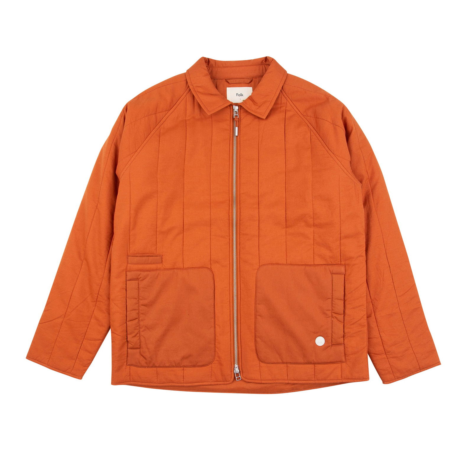 FOLK CLOTHING Wadded Curve Jacket in COPPER | Endource