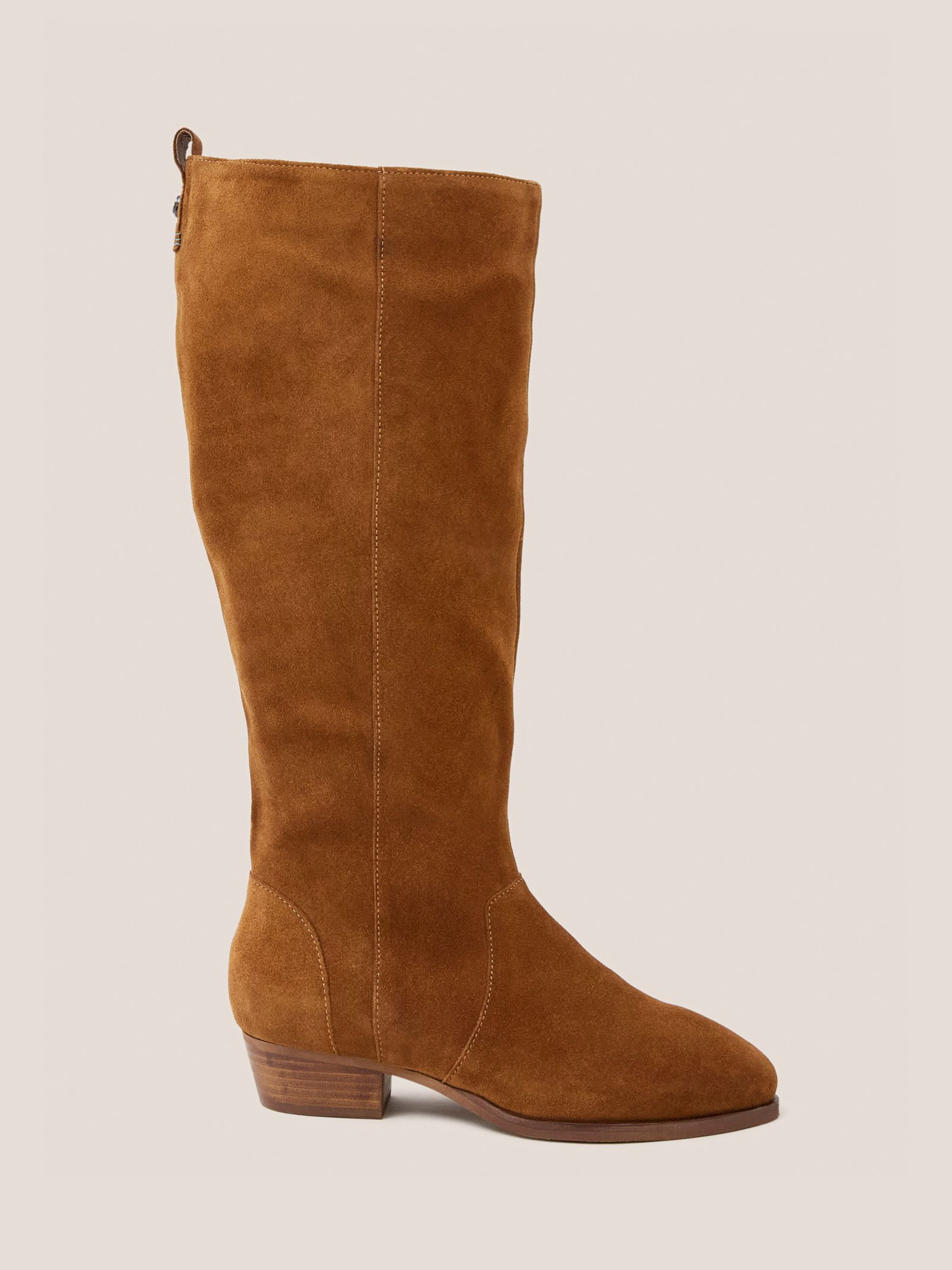 WHITE STUFF Wide Fit Suede Knee High Boot | endource