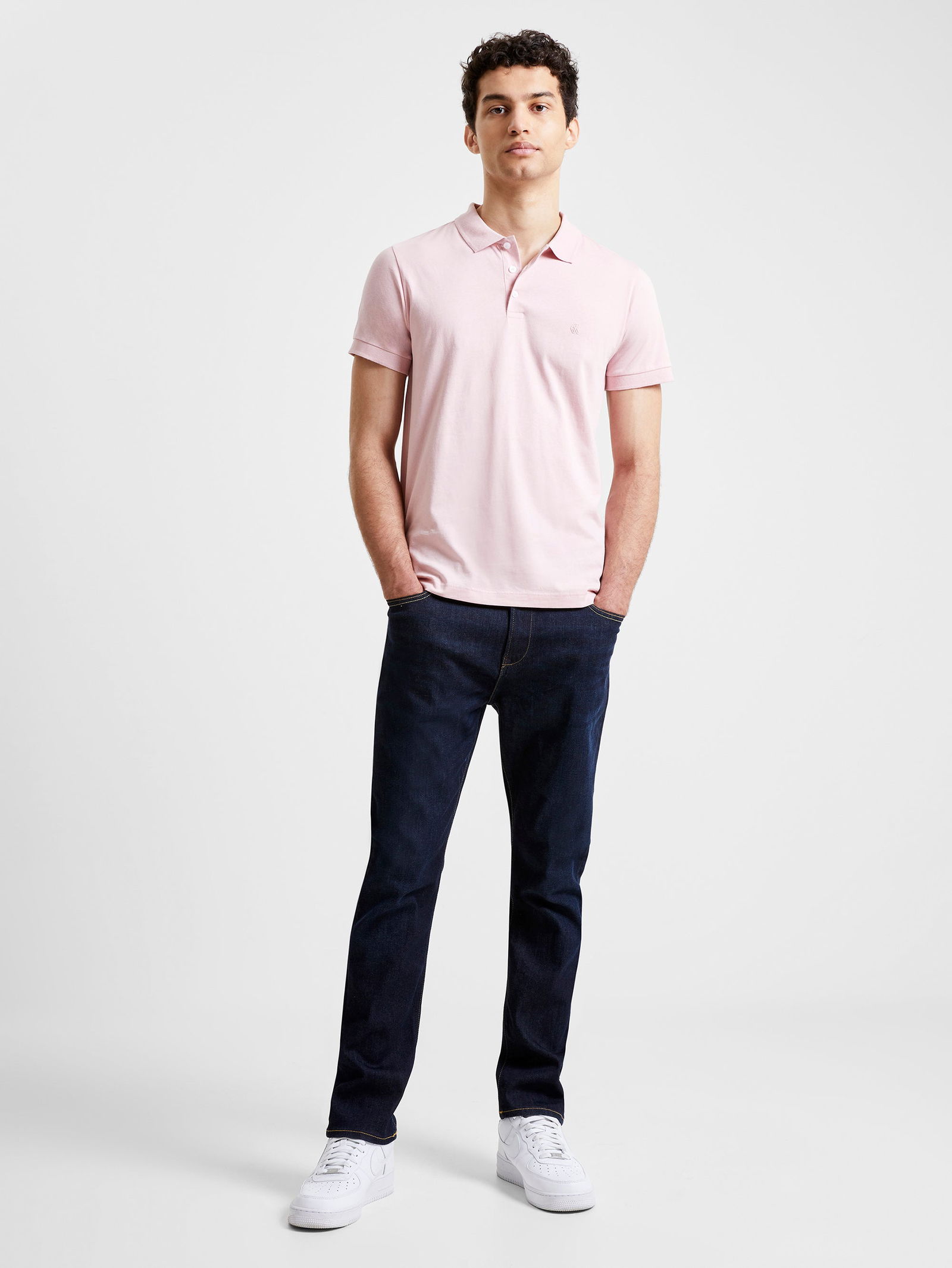 FRENCH CONNECTION Polo Shirt in Pink | endource