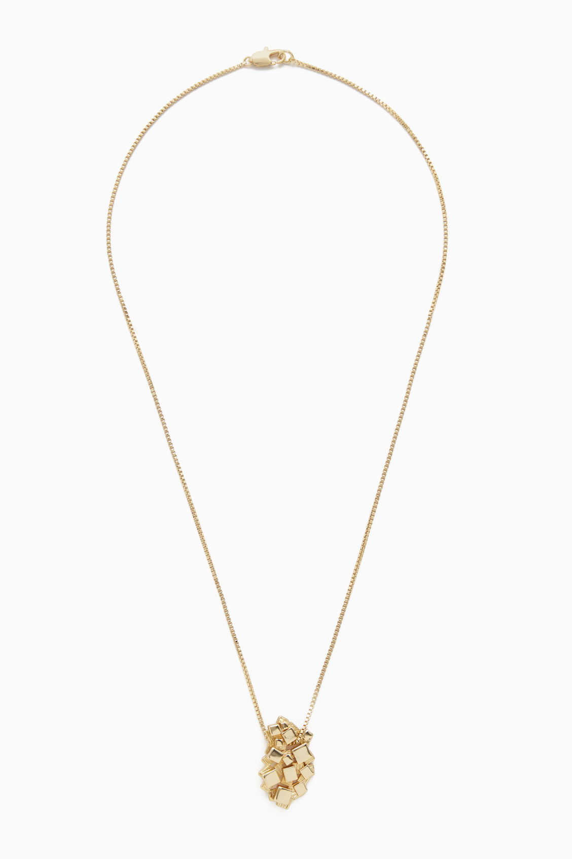 COS Cluster-Pendant Fine-Chain Necklace in GOLD | Endource
