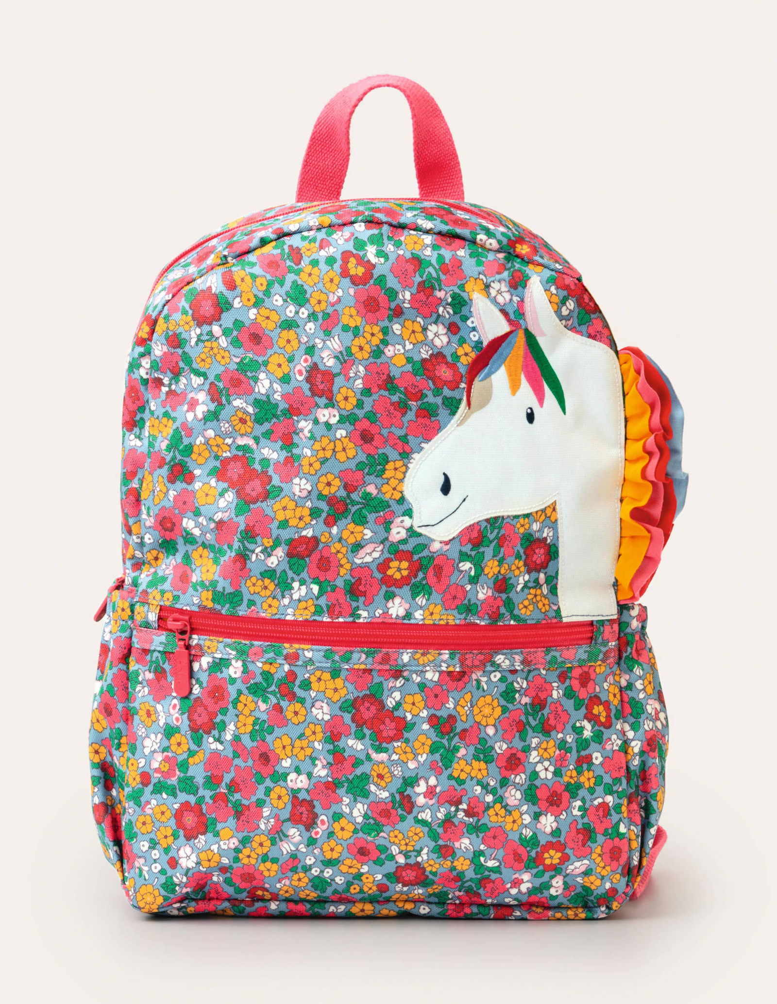 BODEN School Bag in Frost Blue Vintage Floral | Endource