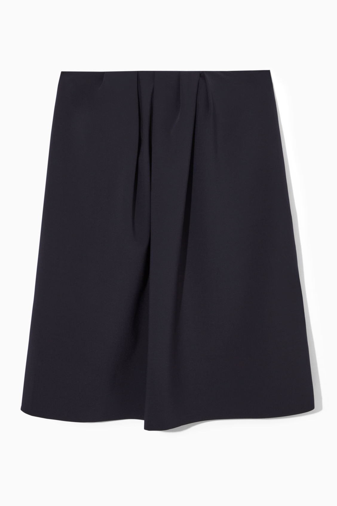 Cos Pleated Bandeau Mini Dress In Black Endource
