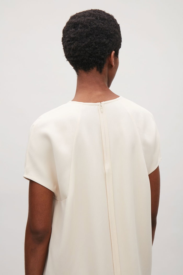 COS Boxy Crepe Top | endource