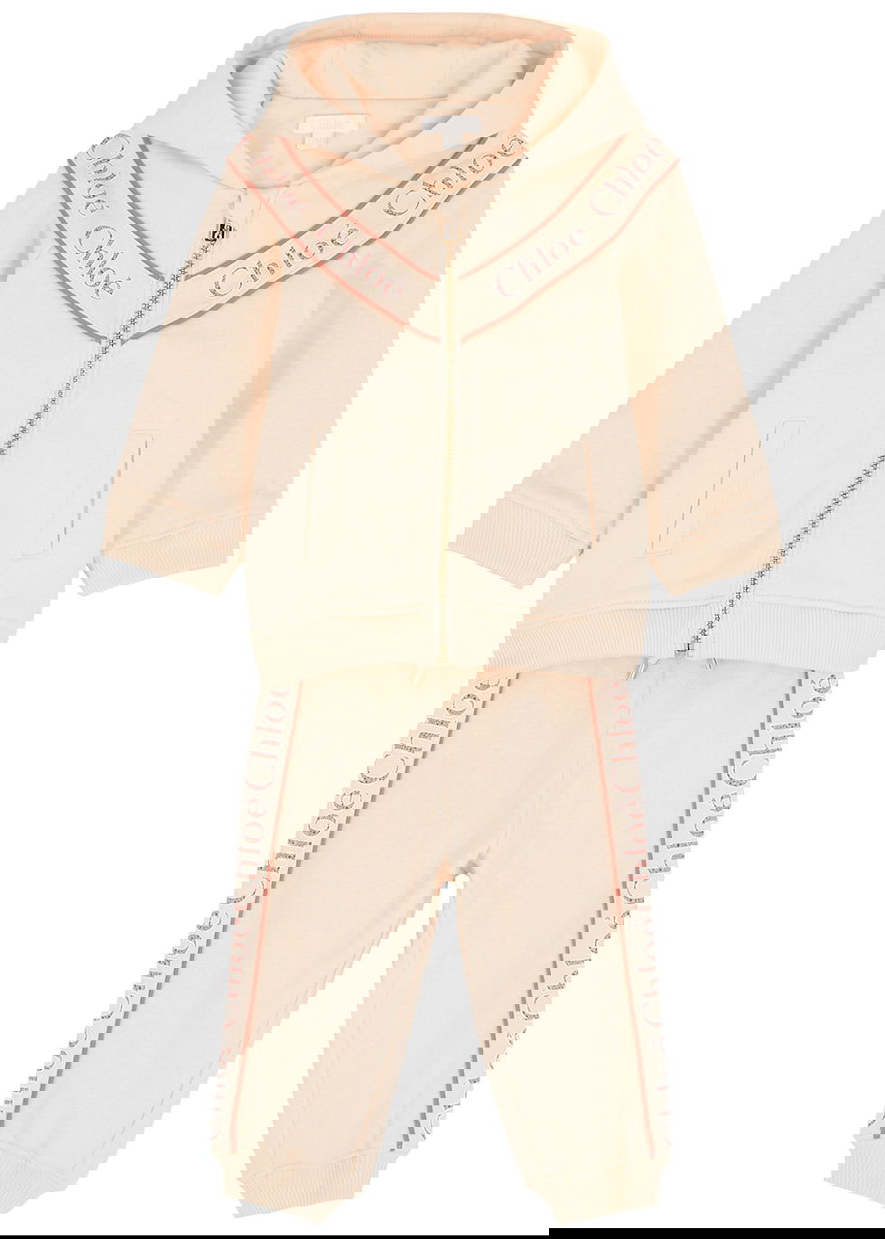 CHLOÉ Logo-Print Cotton Tracksuit | endource